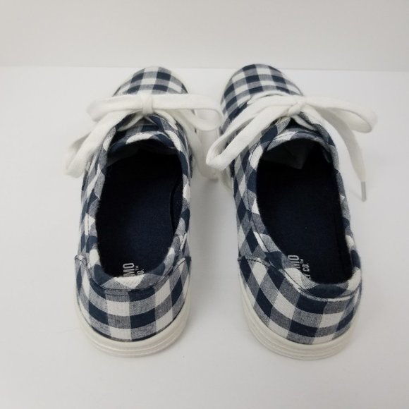 Mossimo Supply Co. | Shoes | Mossimo Cute Blue White Checked Tennie ...